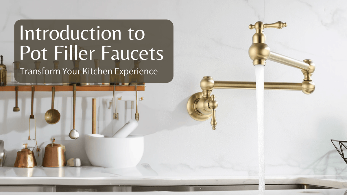 Introduction to Pot Filler Faucets - Transform Your Kitchen Experience ...