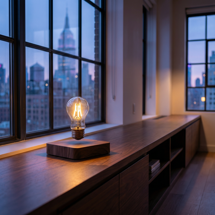 Lysa – Floating Magnetic LED Table Lamp | Touch Control & Tri-Color ...