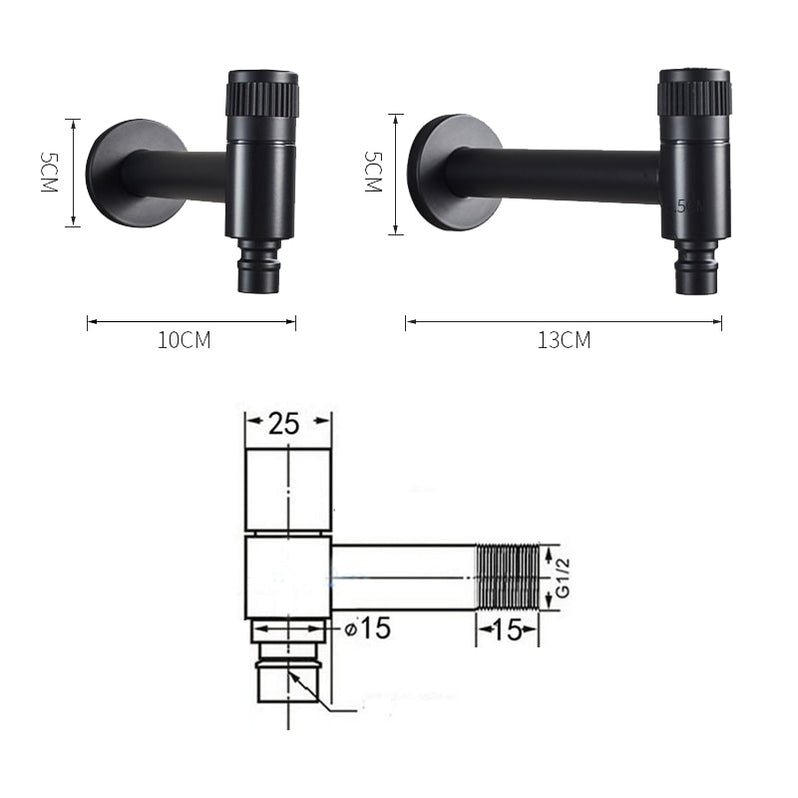 Kol - Modern Water Spigot Outdoor Faucet Hose Spigot — BO-HA
