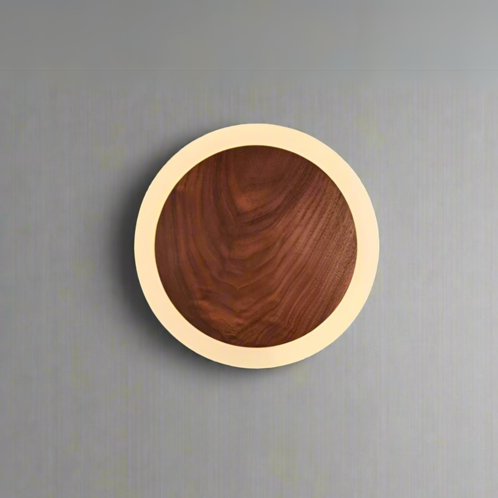 Tormod – Modern Walnut LED Wall Light | Nordic Minimalist Wall Sconce ...