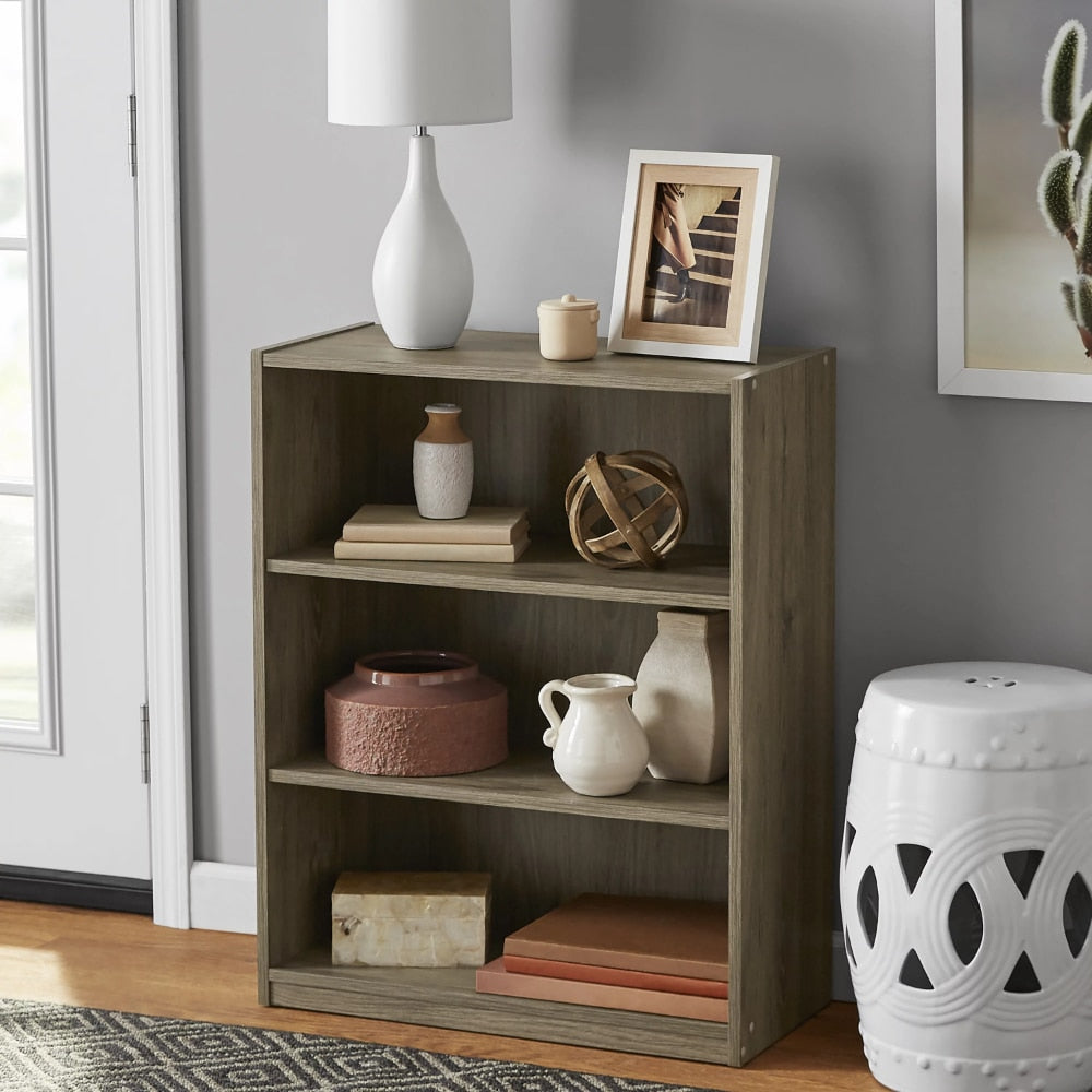 Ivar - Living Room Shelves Wood Storage Shelves Three Tier Shelf — BO-HA