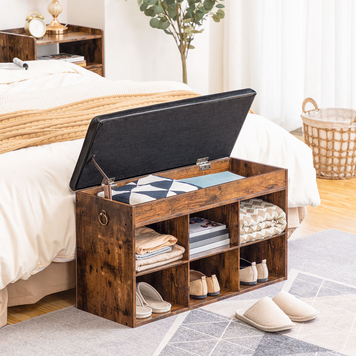 Reidar - Shoe Rack for Entryway Shoe Cabinet Shoe Rack Bench — BO-HA