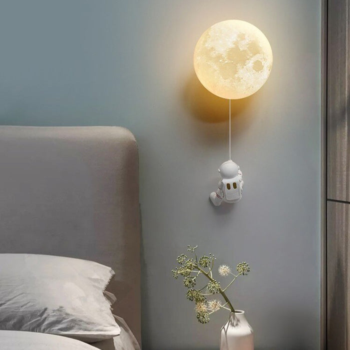 space themed wall light